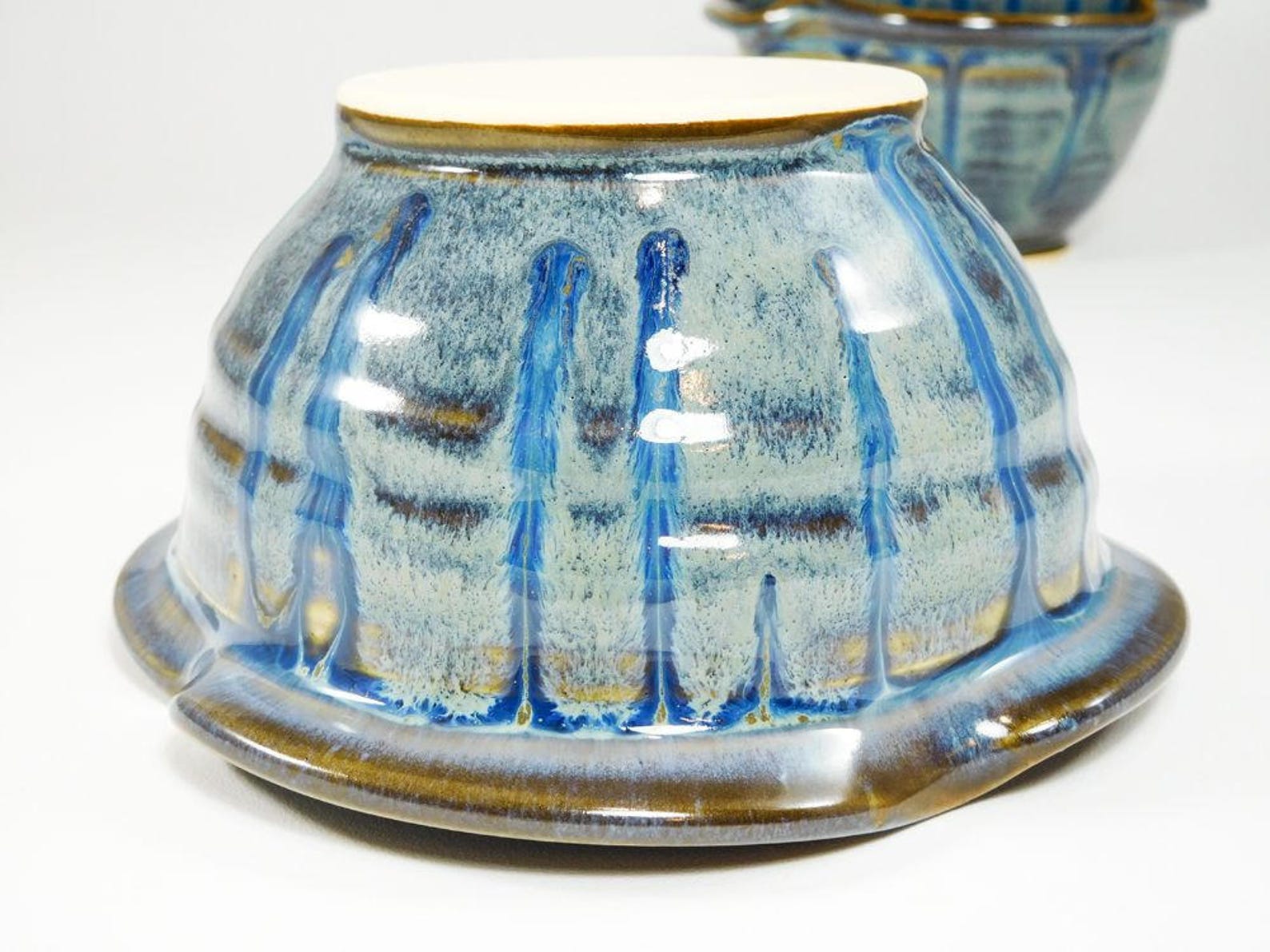 Ice Cream Bowl Handcrafted Ceramic Flared Rim | Etsy