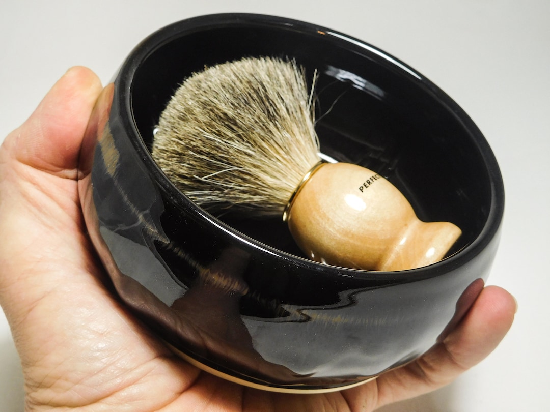 Shaving Soap Bowl, Traditional, Ceramic, Wheel-thrown - Etsy