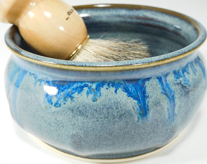 Shave Set. Ceramic Shaving Mugs. Pottery Shaving Bowls. Lather Bowl ...
