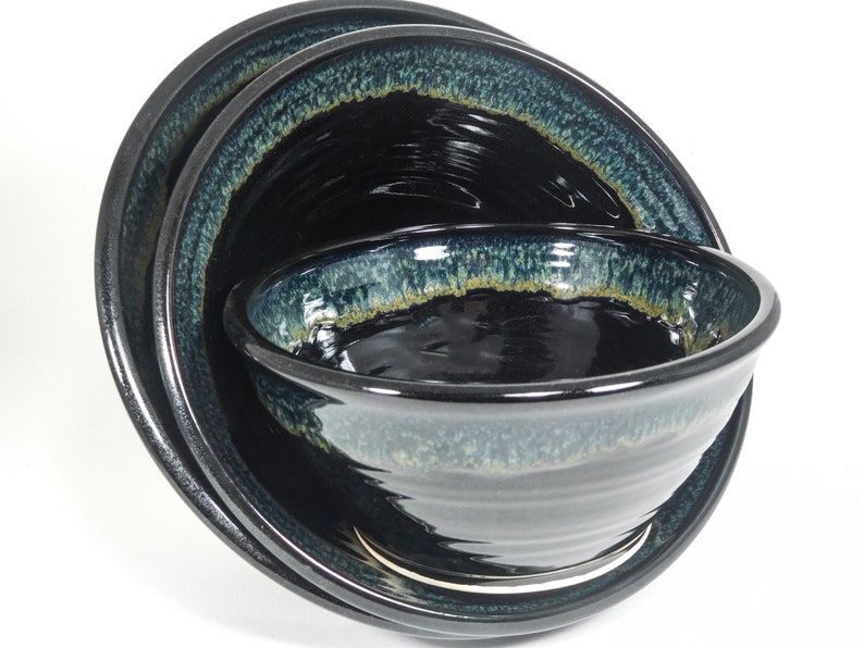 Pottery Nesting Bowls Serving Bowl Set Handmade Traditional | Etsy