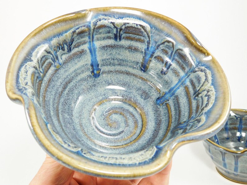 Ice Cream Bowl Handcrafted Ceramic Flared Rim | Etsy