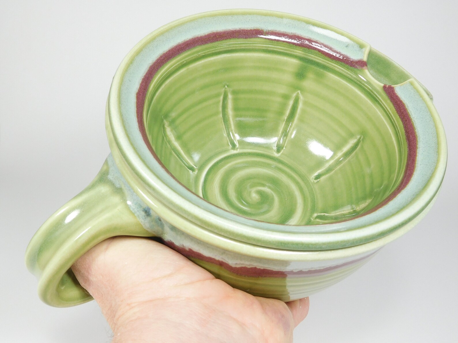 Shave Scuttle, Large, Stoneware, Handmade - Etsy