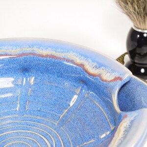 Wet Shave Scuttle, Compact for Travel, Stoneware, Traditional, Handmade ...