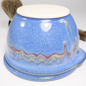 Wet Shave Scuttle, Compact for Travel, Stoneware, Traditional, Handmade ...