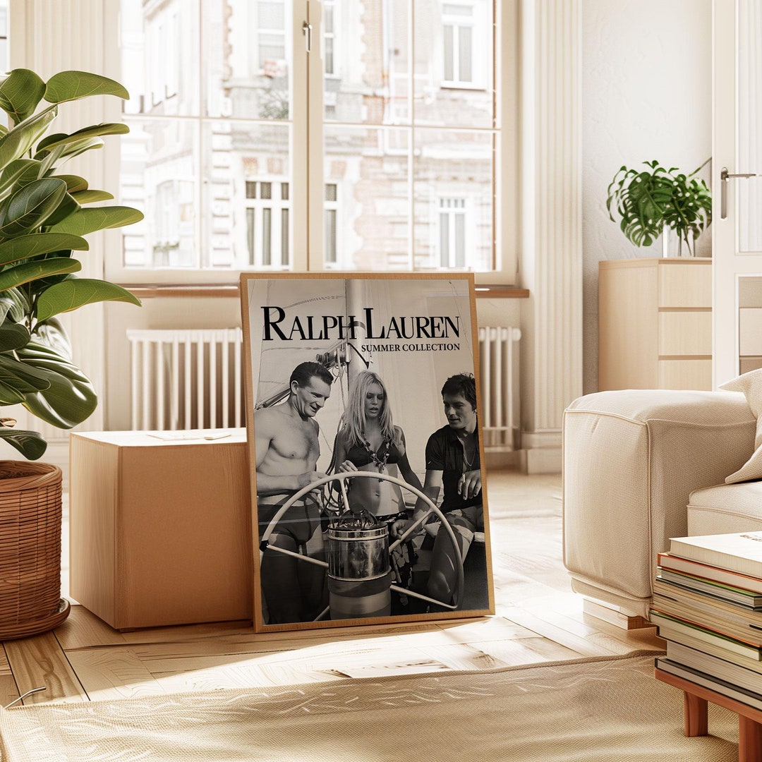 Fashion Magazine Poster, Brigitte Bardot Print, Black and White Wall ...