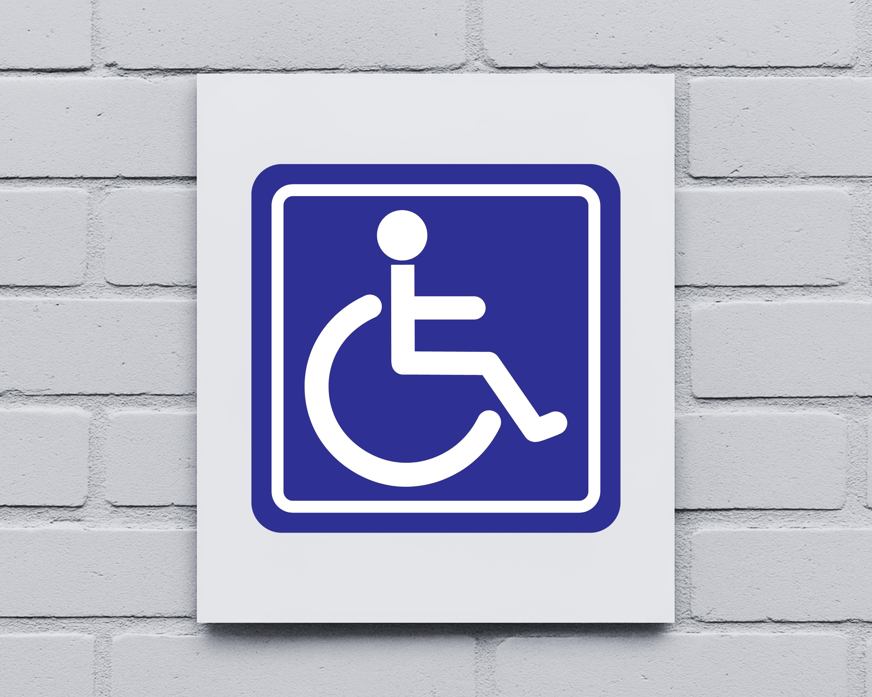 Handicap Symbol Vector, Wheelchair Symbol SVG Cut File, Accessibility ...