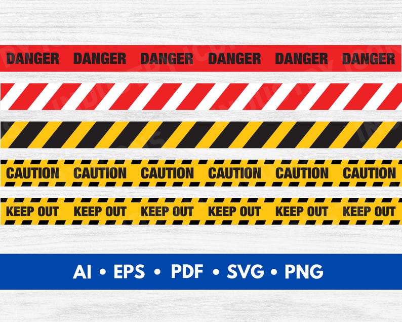 Caution Tape Vector, Caution Tape Clipart, Danger Keep Out Construction ...