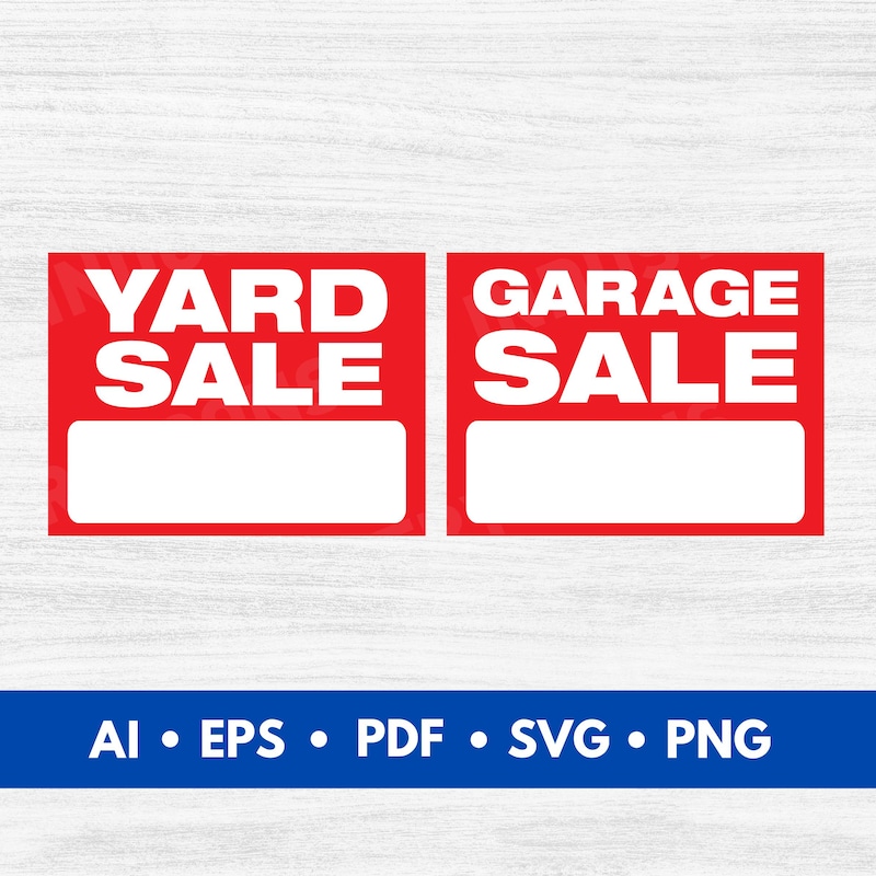 Yard Sale Svg - Etsy