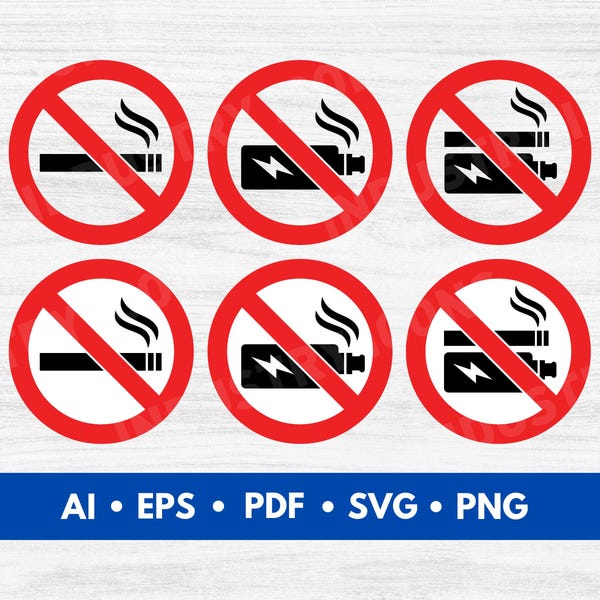 No Vaping Signs - Etsy