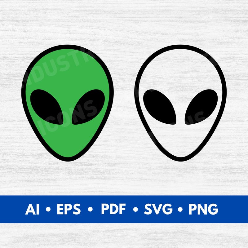 Alien Heads for Cricut - Etsy