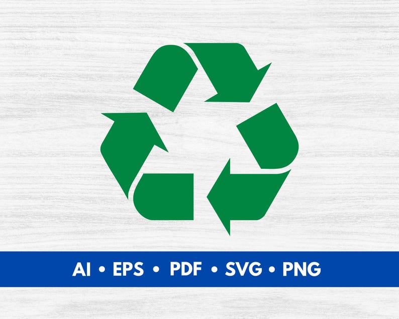 Recycling Symbol Vector, Recycling Symbol Cut File, Recycling Symbol ...