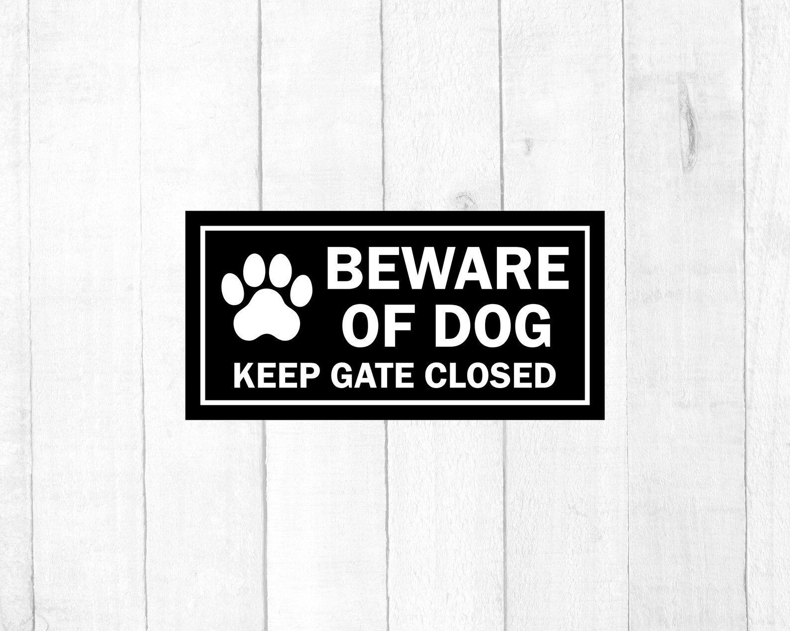 Beware of Dog Signs Vector File Bundle, Warning Beware of Dog Cut File ...