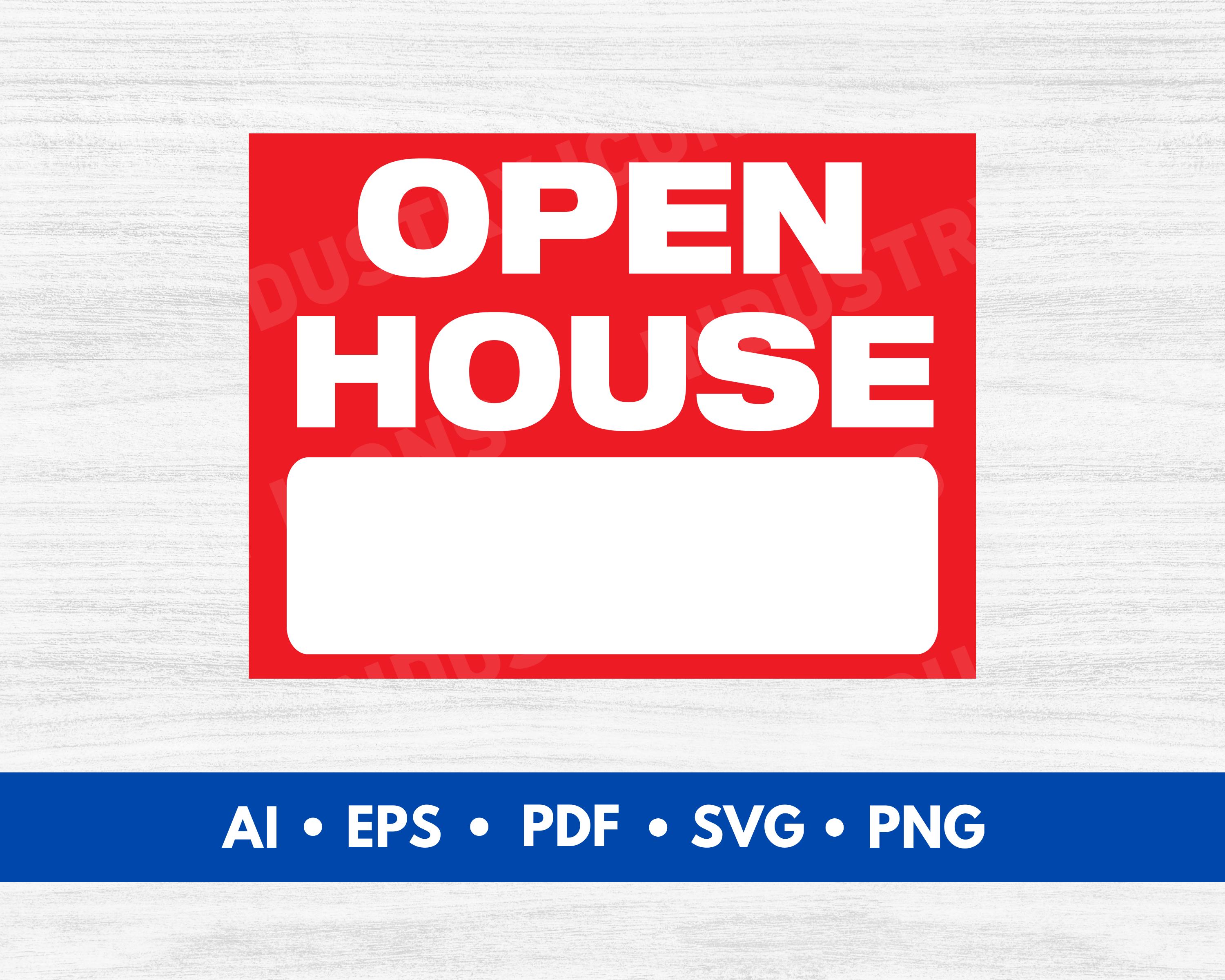 Open House Clipart
