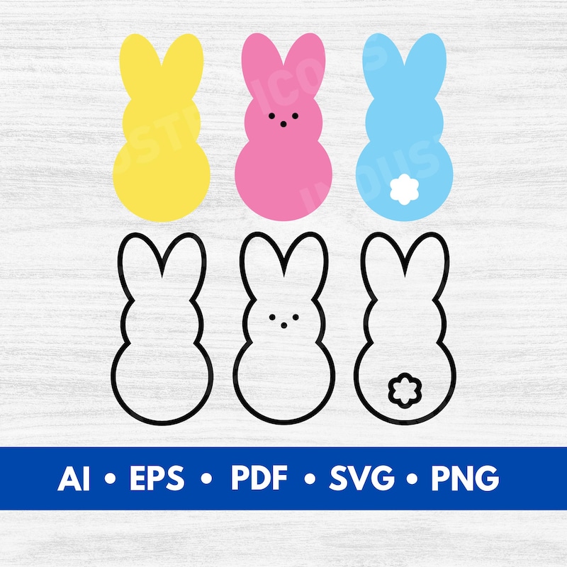 Peeps Clipart - Etsy