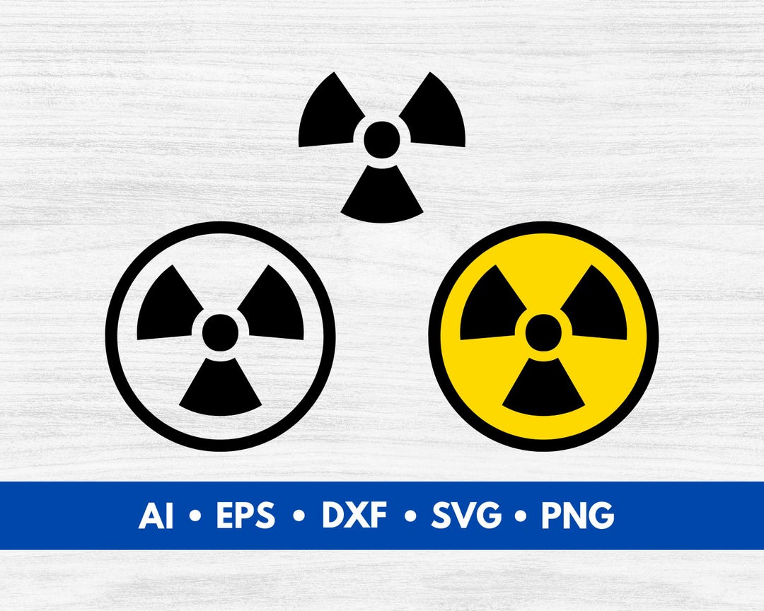Radiation Symbol Vector, Radiation Symbol Clip Art, Radiation Symbol ...