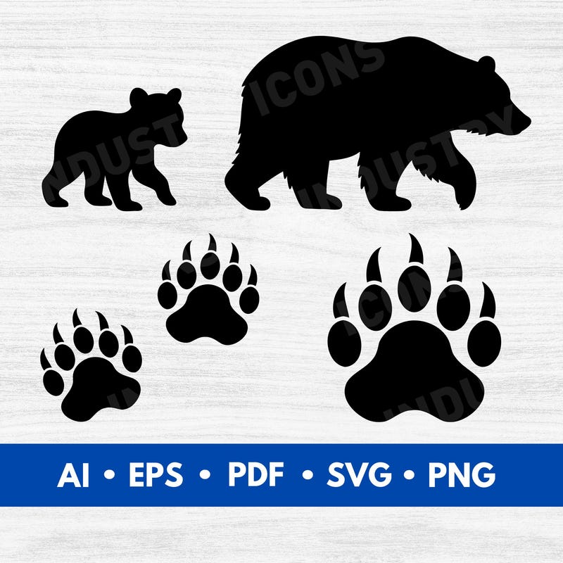 Bear Tracks - Etsy