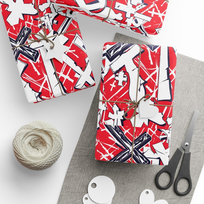 Cross Wrapping Paper, God Gift Wrap, Christian Gift Wrap, Faith ...