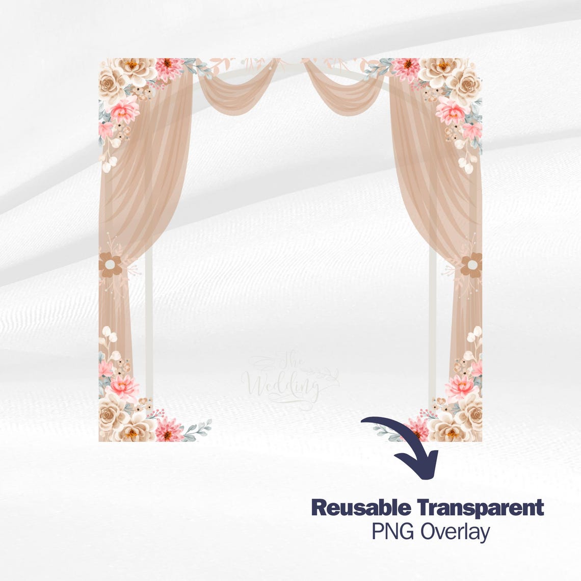 Wedding 360 Booth Photo Template, Masquerade 360 Video Booth Overlay ...