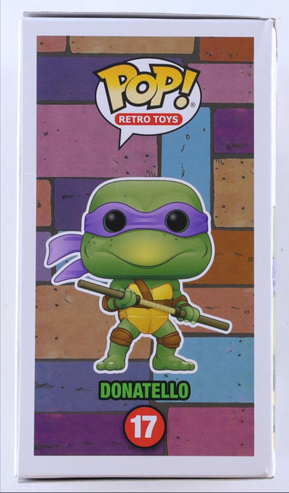 2020 Signed Donatello TMNT Funko Pop #17 Teenage Mutant Ninja Turtles ...