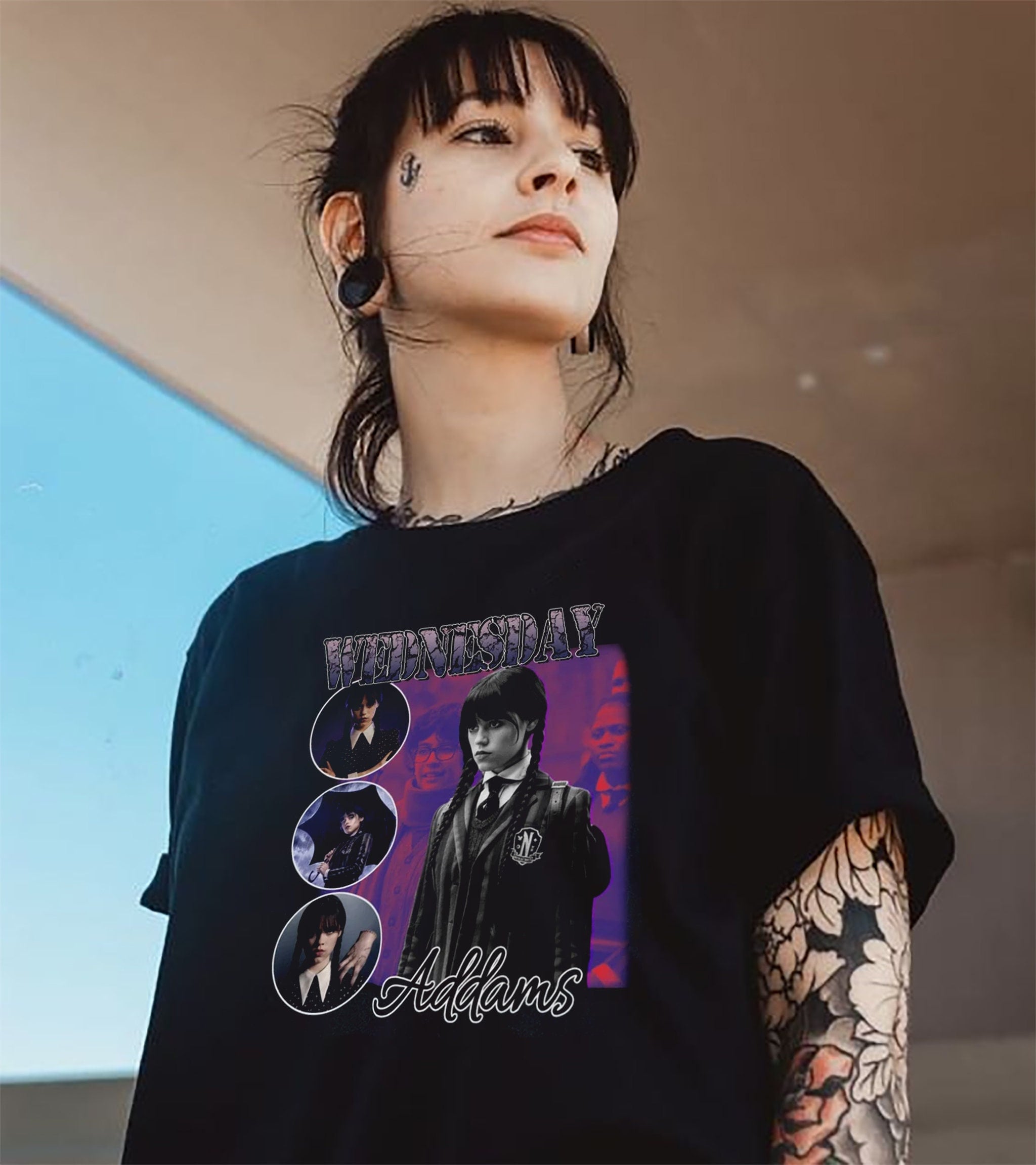 Wednesday 90s Shirt, Wednesday Addams T-shirt, Wednesday Addams Shirt