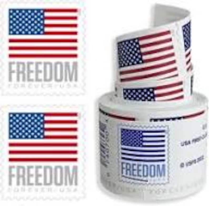 10 2023 Forever Stamps US Flag First Class Postage Stamps Coil of 100 ...