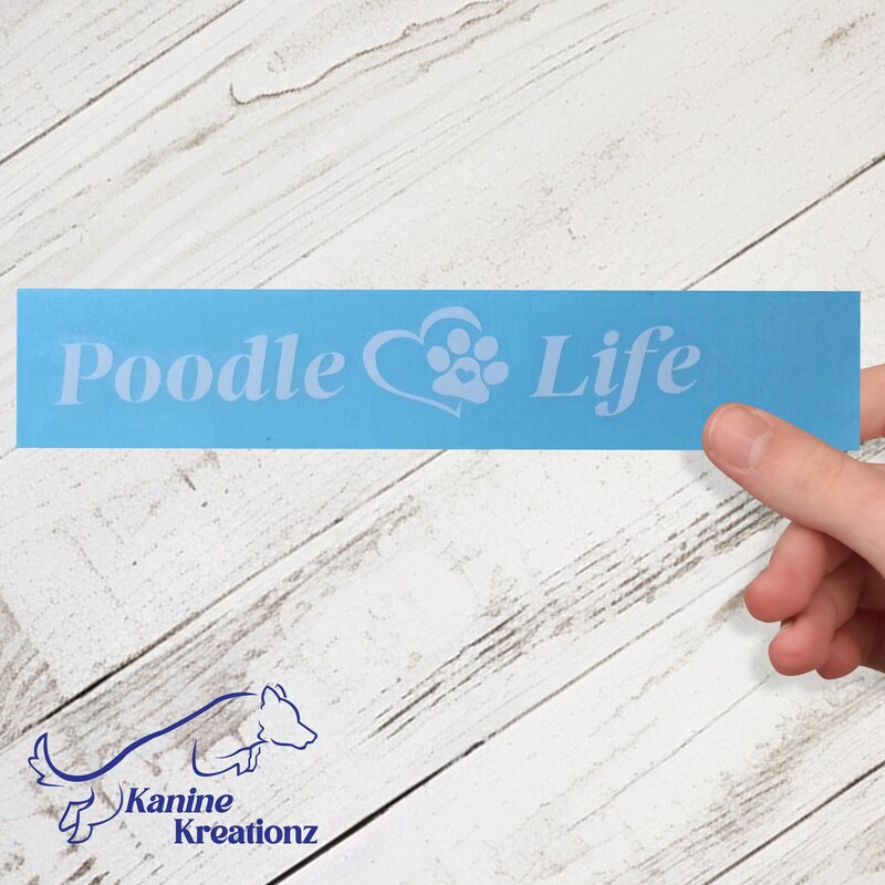 Poodle Decal - Etsy