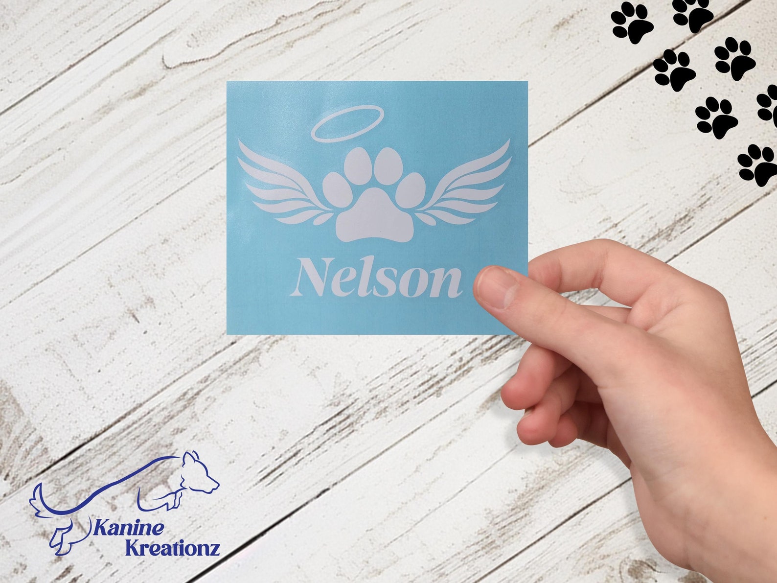 Personalized Dog Memorial Vinyl Car Decal, Memorial Car Sticker ...