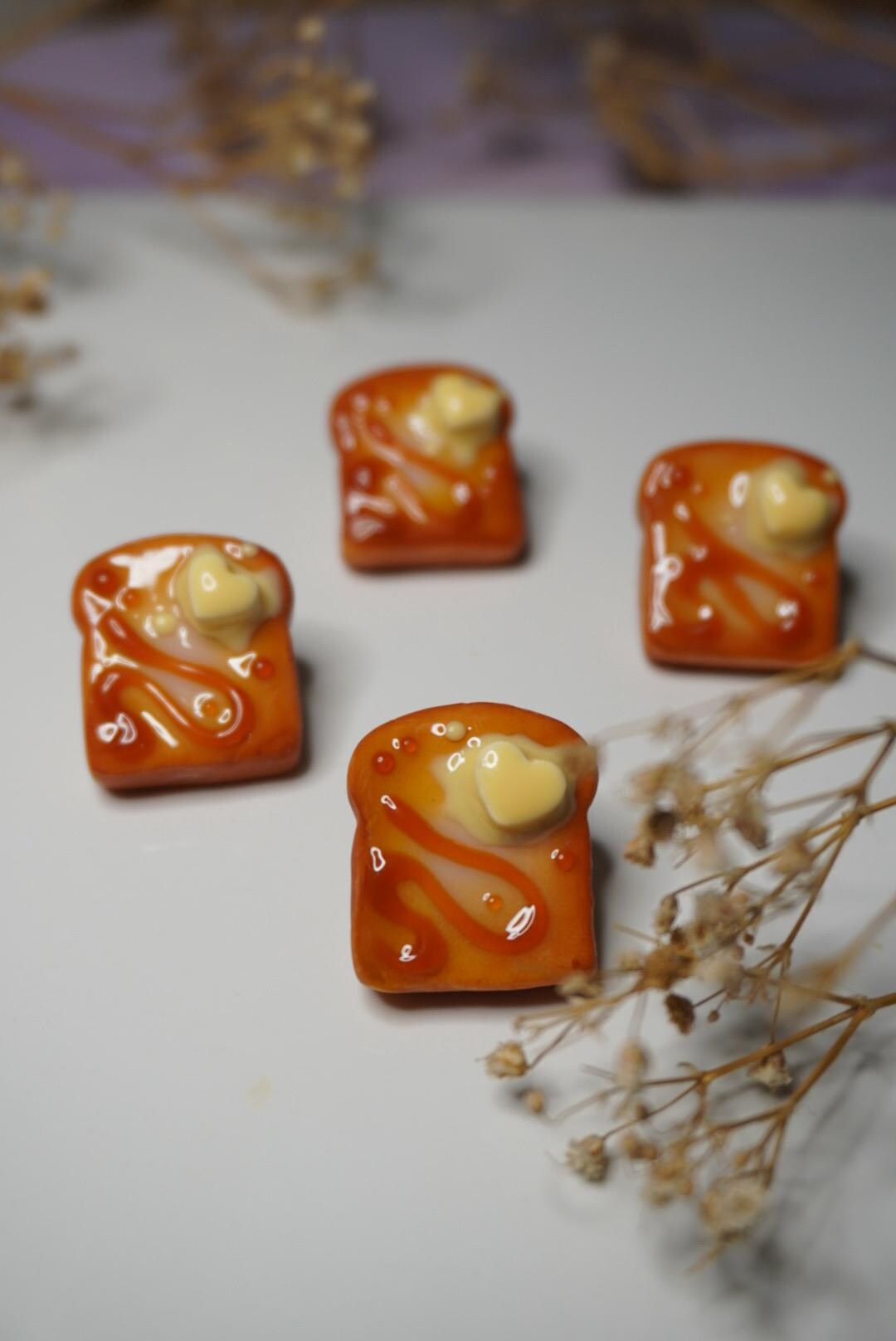 Heart Butter Toast Pins - Etsy