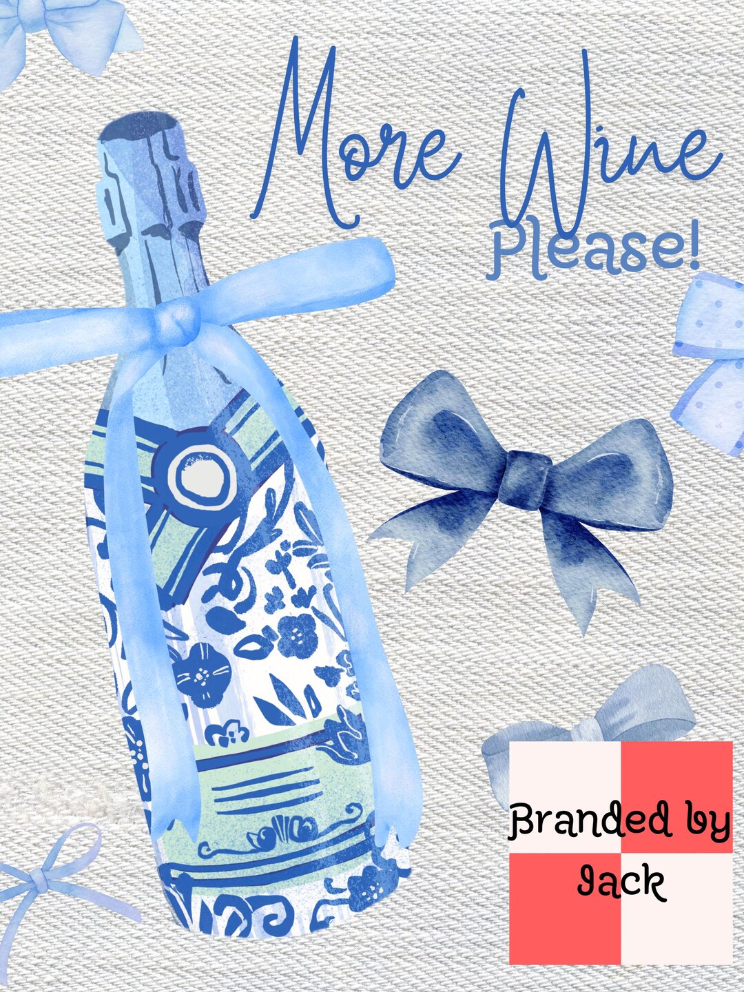 More Wine Please | Poster | Coastal - Etsy
