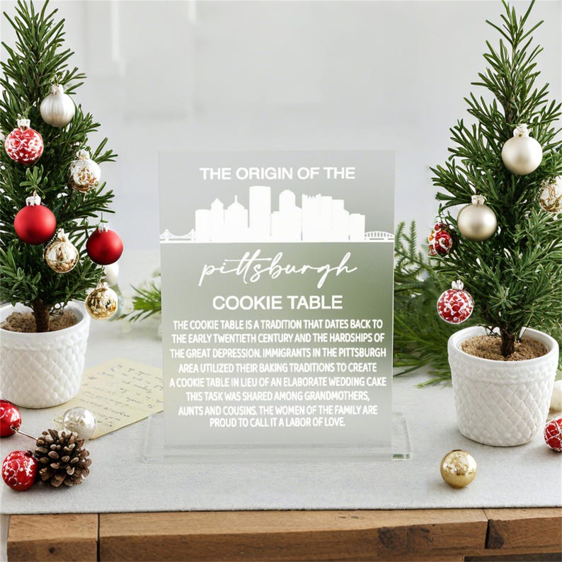 Pittsburgh Cookie Table Sign, History of Pittsburgh Cookie Table Sign ...