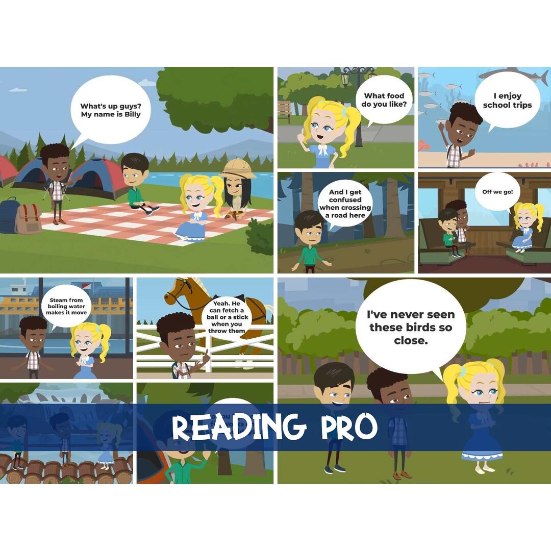 Reading Pro: Build Reading Confidence With Fun Dialogues and Listen ...