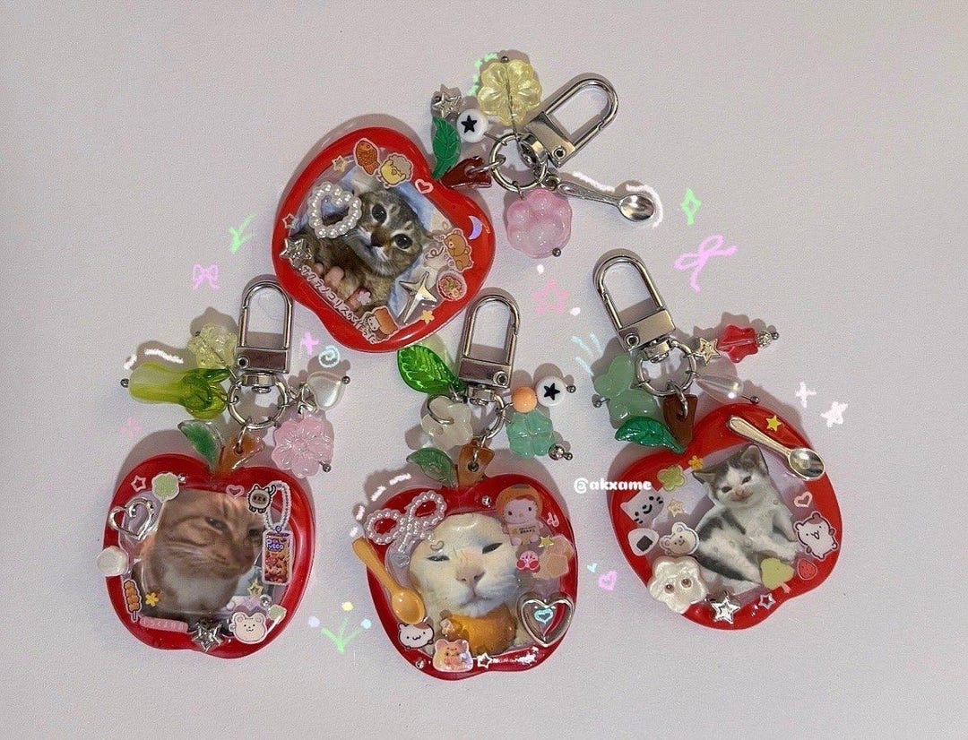 Cat Phone Charm/keychain Meme Cats Evil Tangyuan, Mr. Fresh, Tole Tole ...