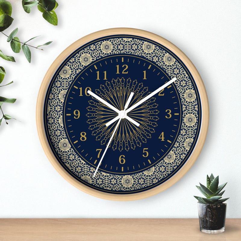 Arabic Wall Clock - Etsy