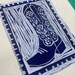 Cowboy Boot Linocut Print - Etsy