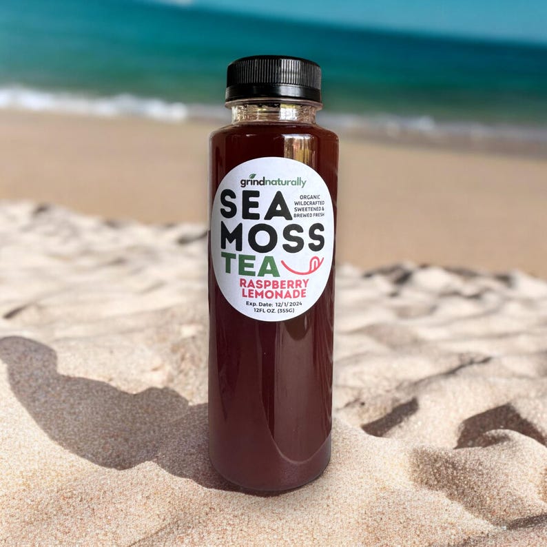 Sea Moss Sweet Teas Original, Raspberry, Half Tea & Half Lemonade, and ...