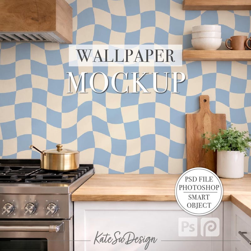 Wallpaper Backsplash - Etsy
