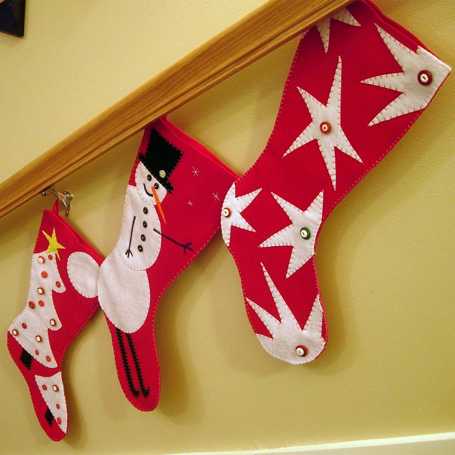 Extra Large Christmas Stocking Sewing Pattern Christmas Tree Design PDF ...