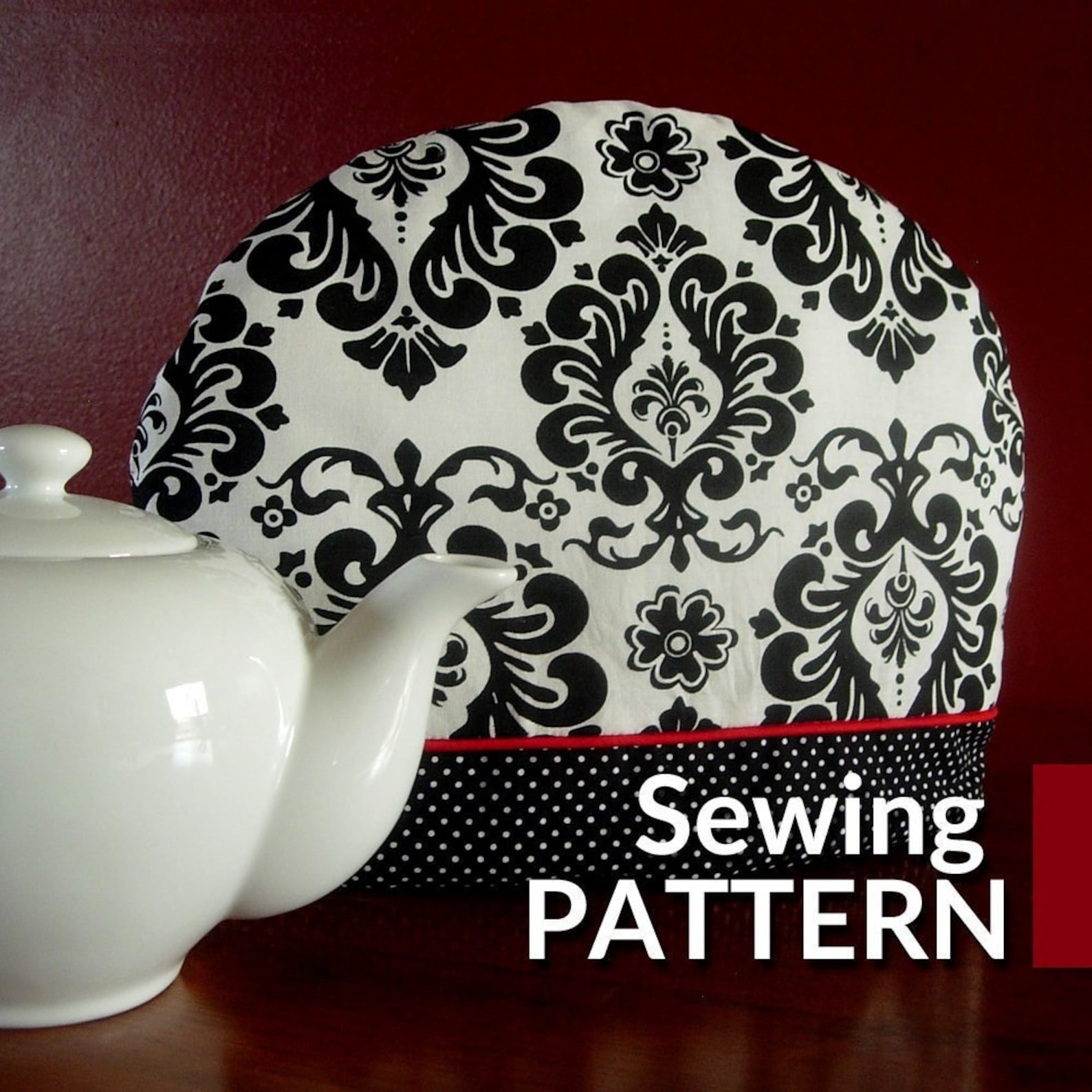 Tea Cozy Pattern | DIY Tutorial | Tea Cosy Sewing Pattern | PDF ...