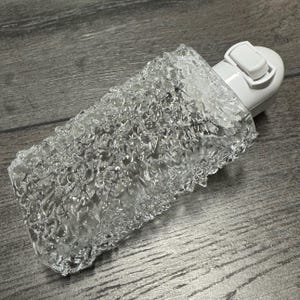 Glass Night Light - Crystal Clear Fused Glass Kitchen Bedroom Bathroom ...