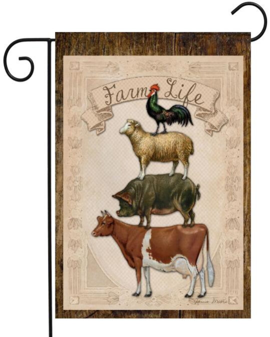 Farm Life Garden Flag #G2320 - Etsy