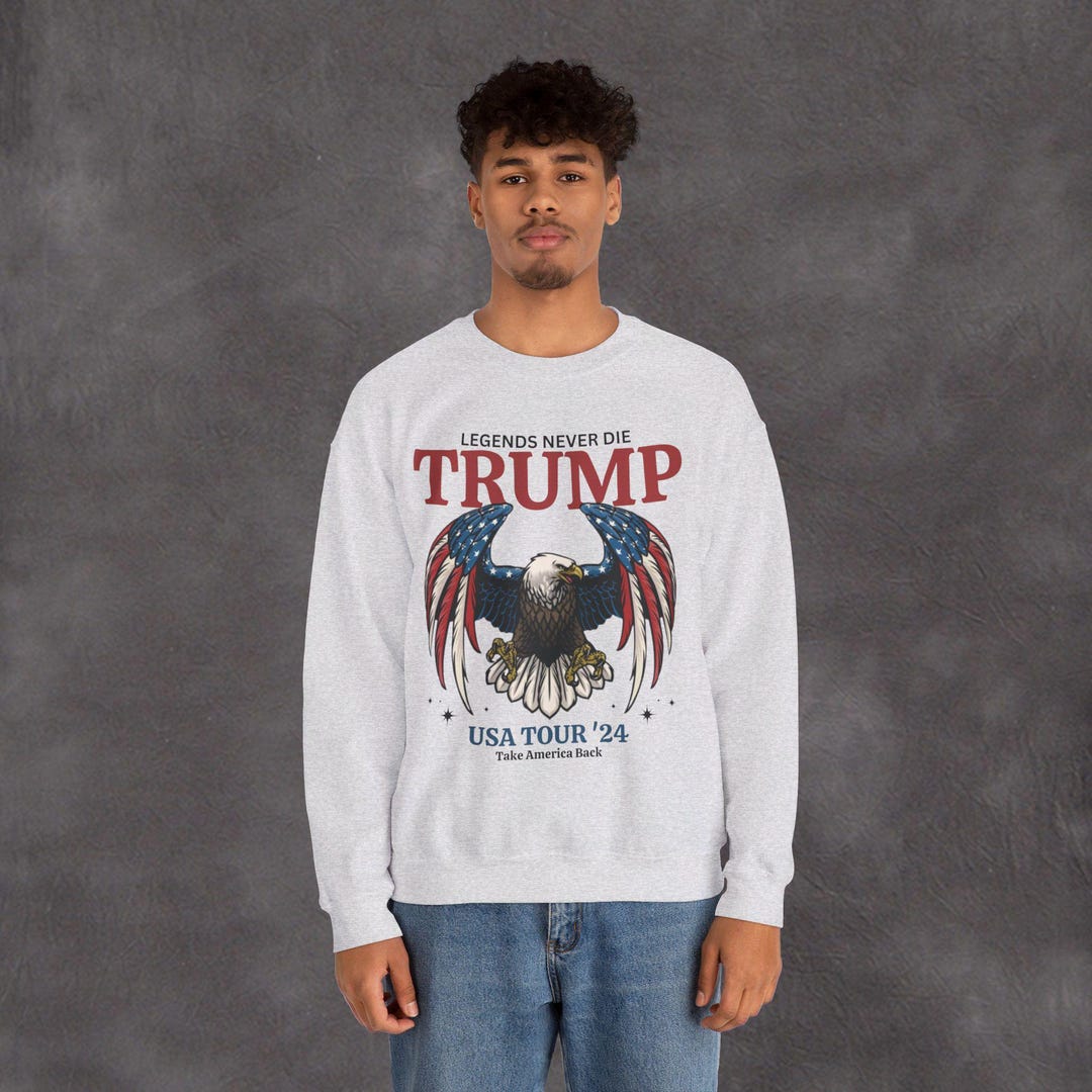 Retro Trump 2024 Election Crewneck Take America Back Republican ...