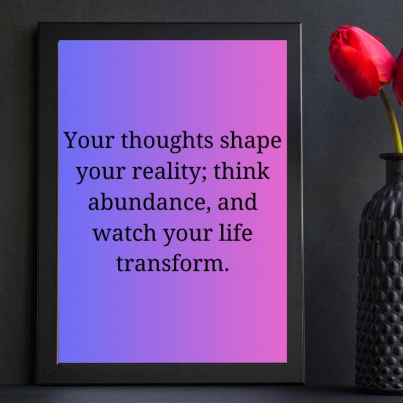 Watch Your Thoughts - Etsy