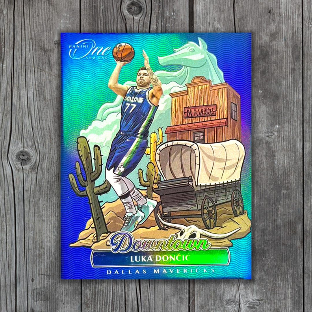 Luka Doncic Dallas Mavericks Downtown Glossy Sticker Holographic ...