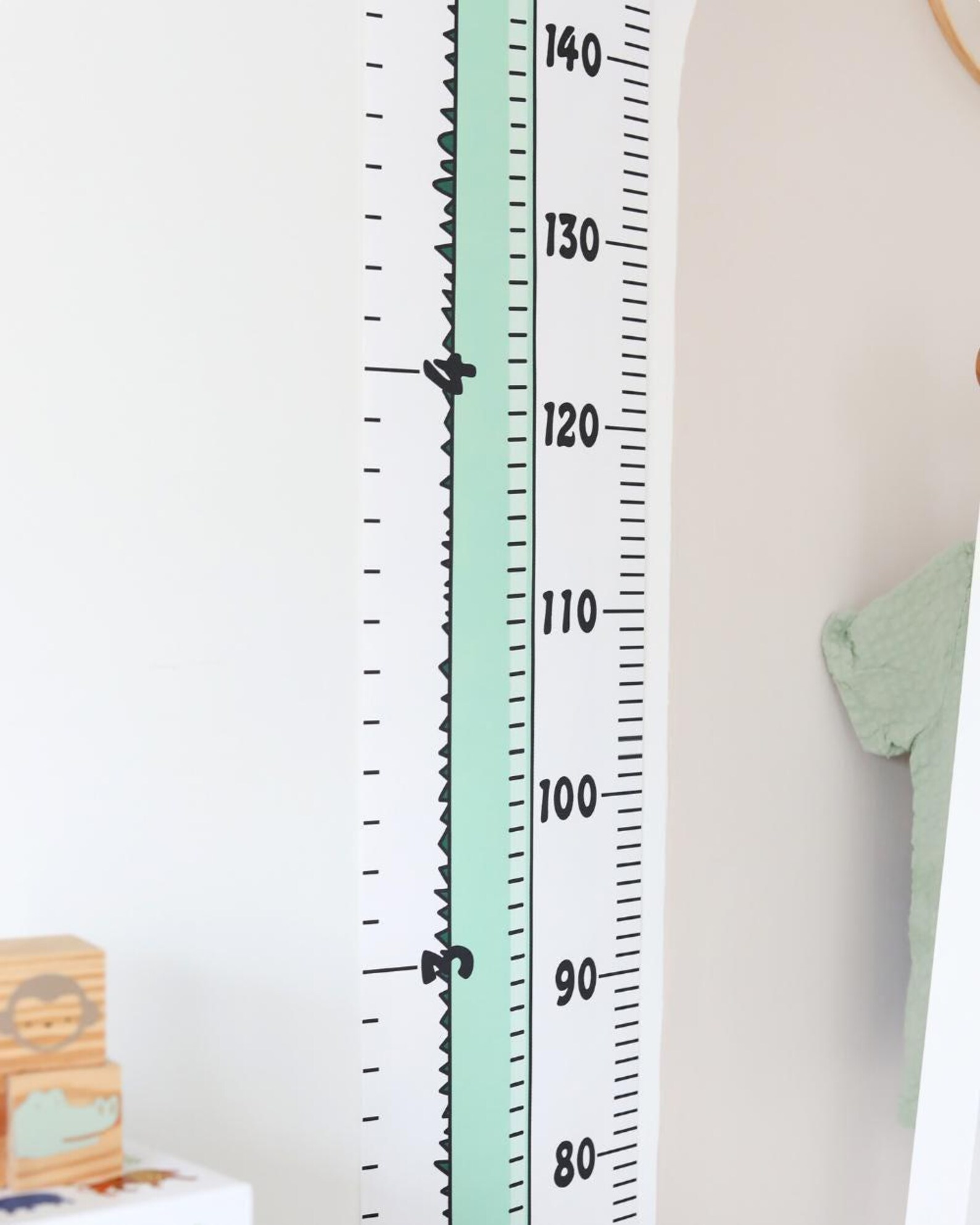 Alligator Height Chart Cute Growth Chart for Children Cartoon ...