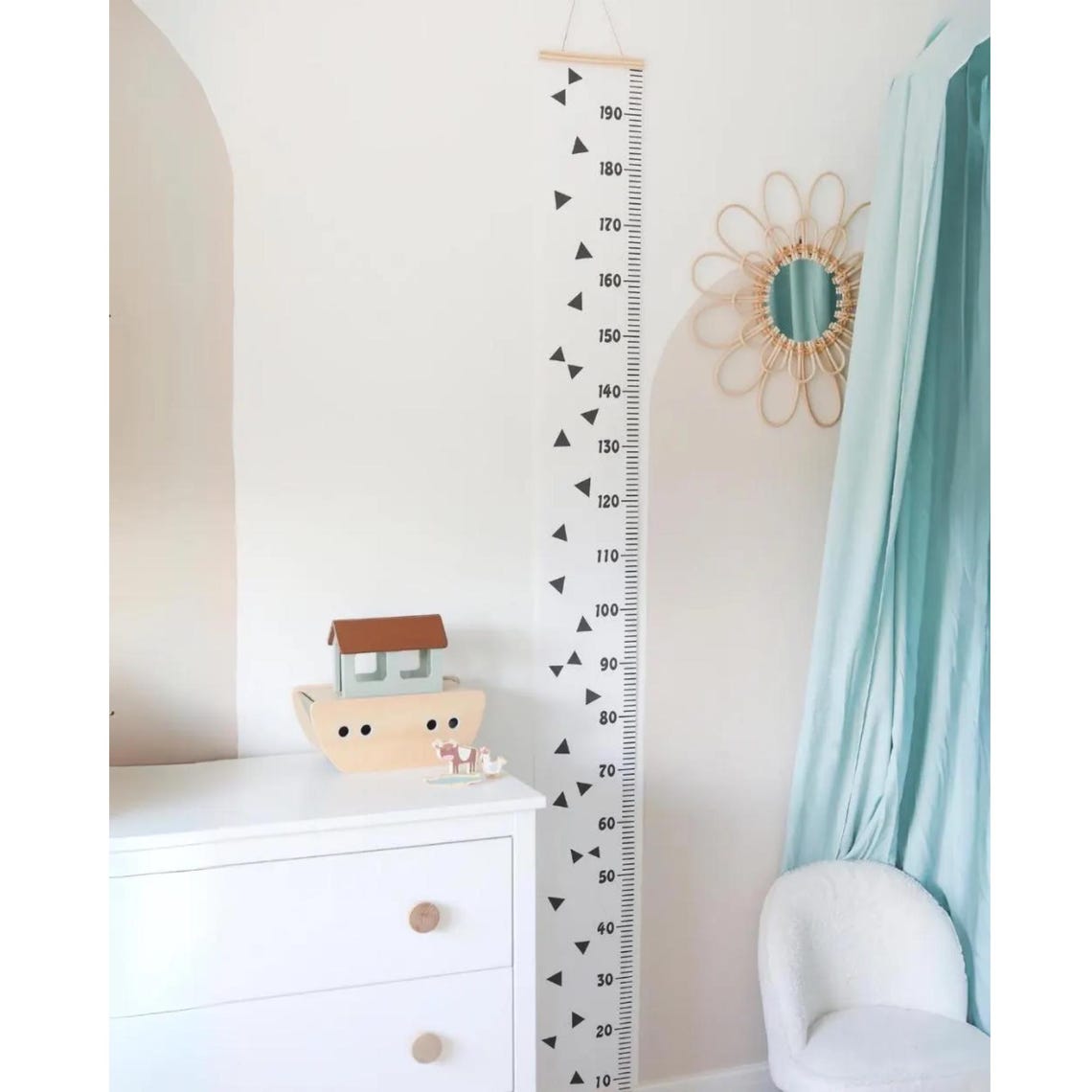 Alligator Height Chart Cute Growth Chart for Children Cartoon ...