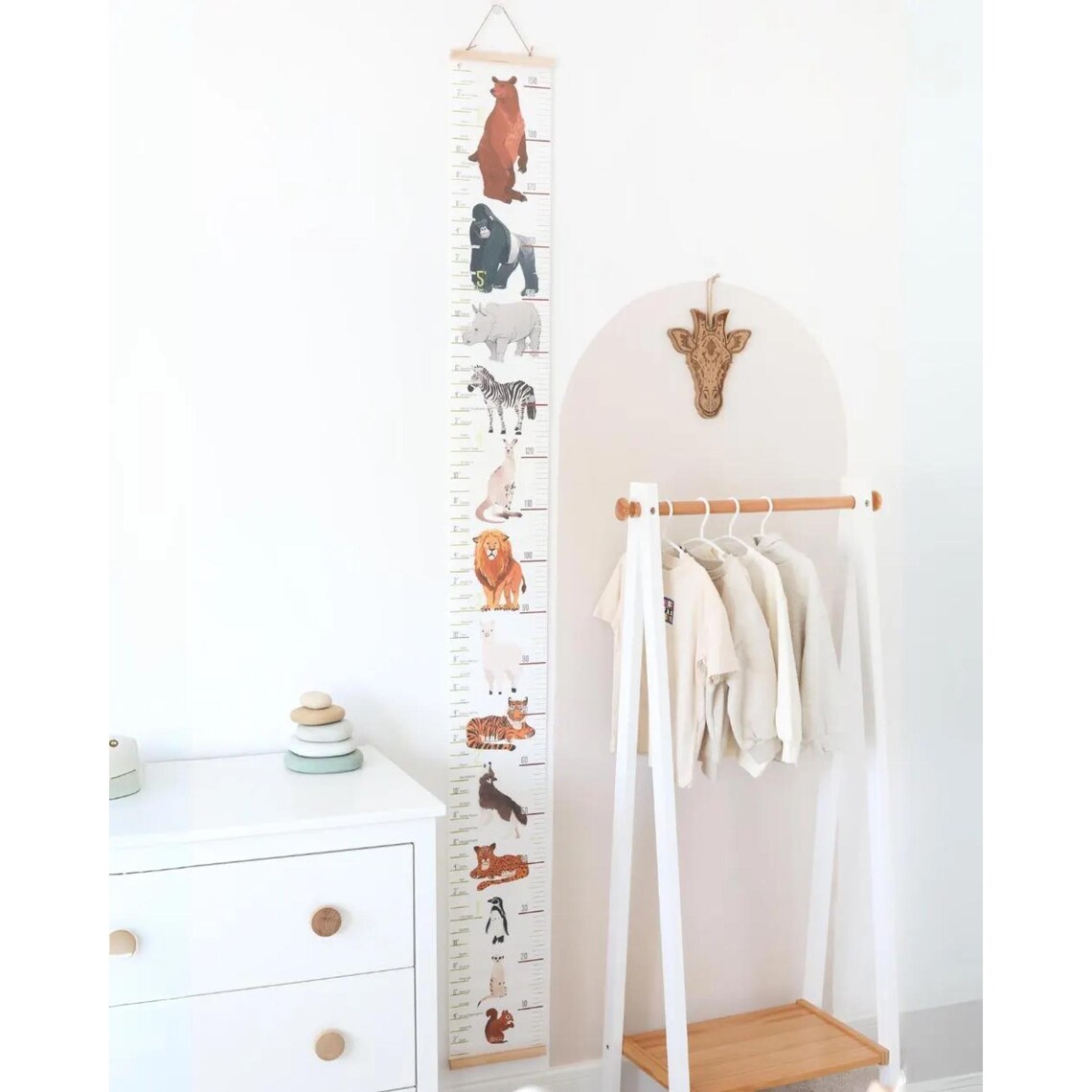 Alligator Height Chart Cute Growth Chart for Children Cartoon ...