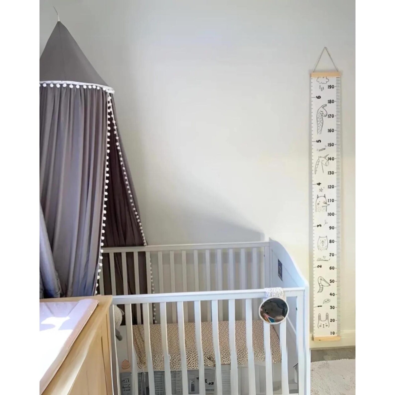 Alligator Height Chart Cute Growth Chart for Children Cartoon ...