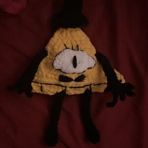Bill Cipher Plushie - Etsy