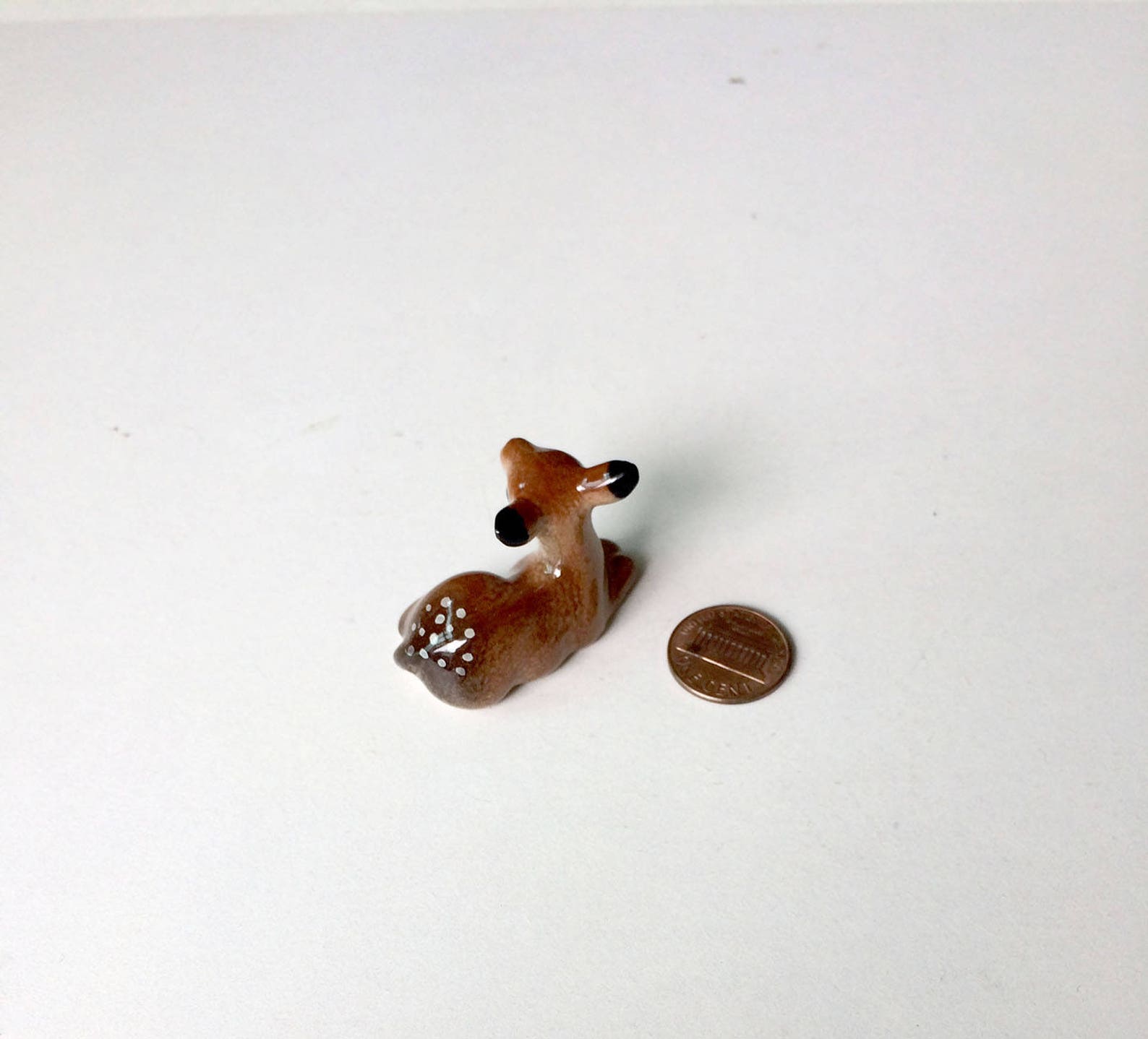 Ceramic Deer, Mini Animal, Ceramic Animal, Tiny Animal, Small Animal ...