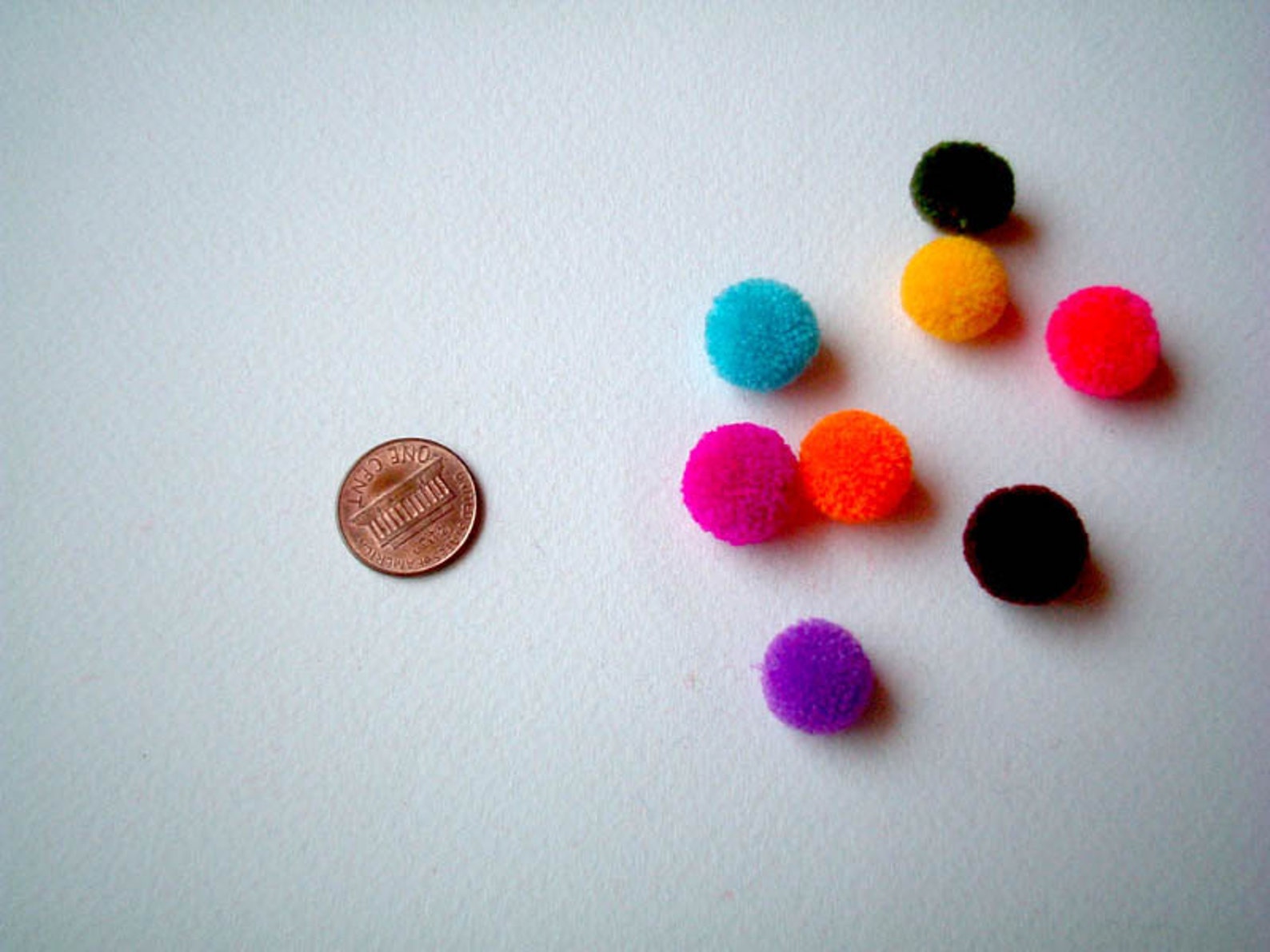 Mini Handmade Party Yarn Pom Poms Pompom Beads Kid Thread - Etsy